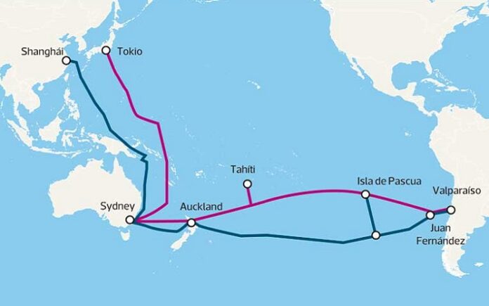 La hoja de ruta del nuevo cable transoceánico que llegará a Chile - CPI